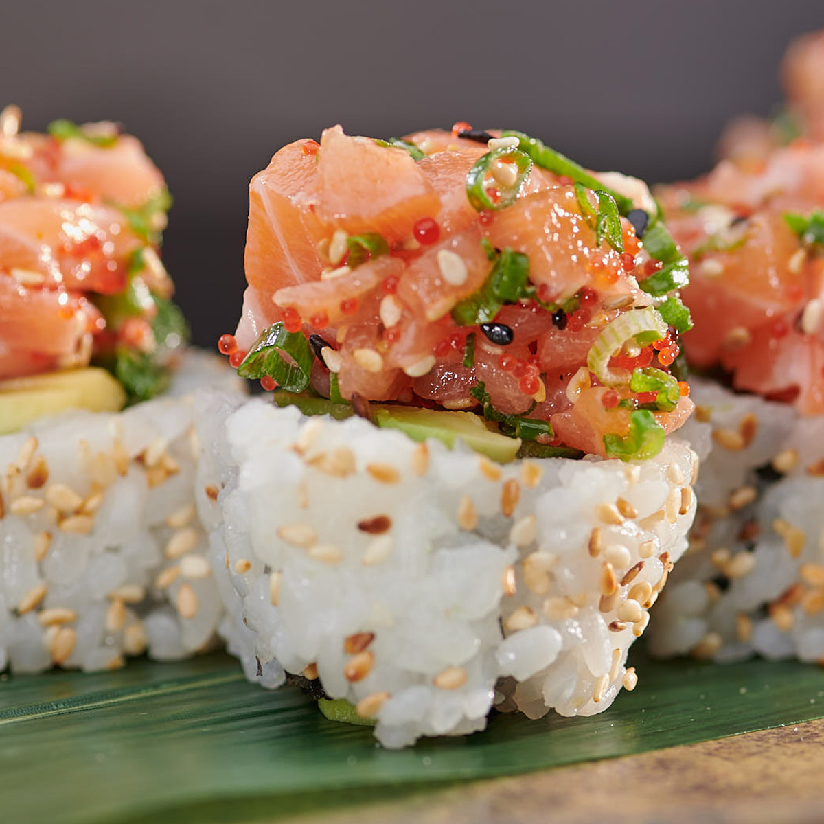 Ai Sushi Bar — Salmon Tartar Maki
